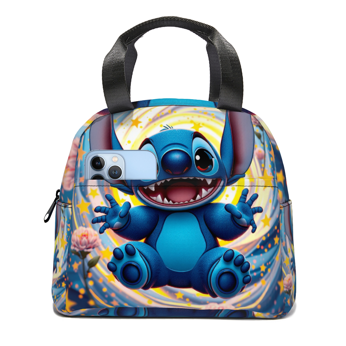 stitch Reusable and cute lunch bag, suitable for both men and women ...