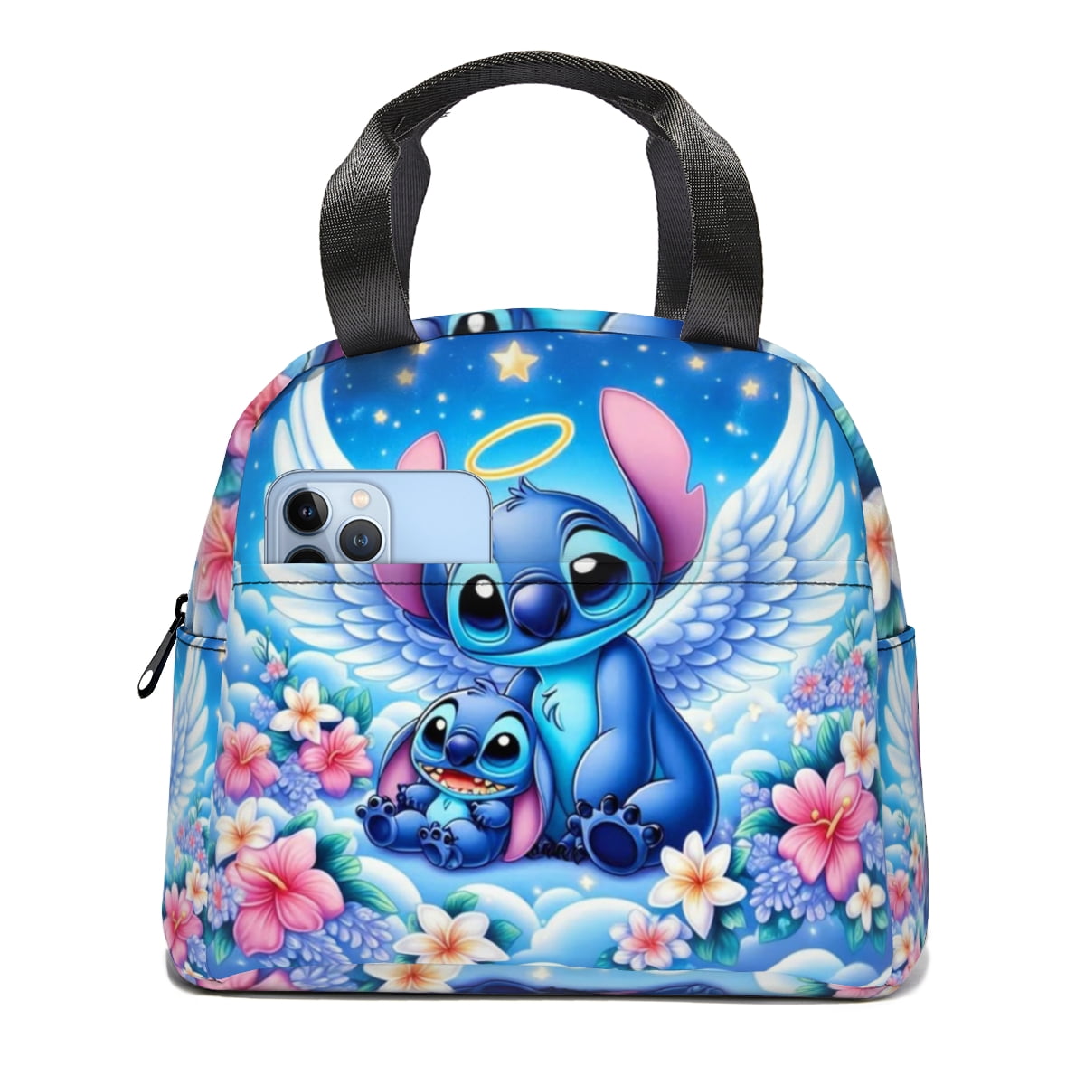 stitch Reusable and cute lunch bag, suitable for both men and women ...