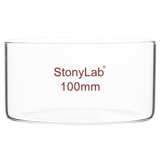 stonylab Crystallizing Dish, Thick-Wall High Borosilicate Glass ...