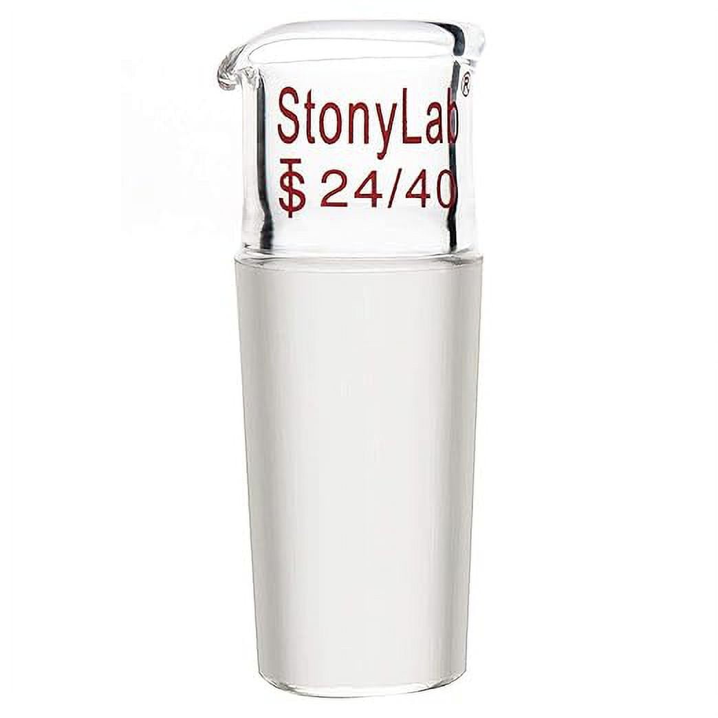 stonylab Glass Pour Out Adapter, Borosilicate Glass Liquid Pouring ...