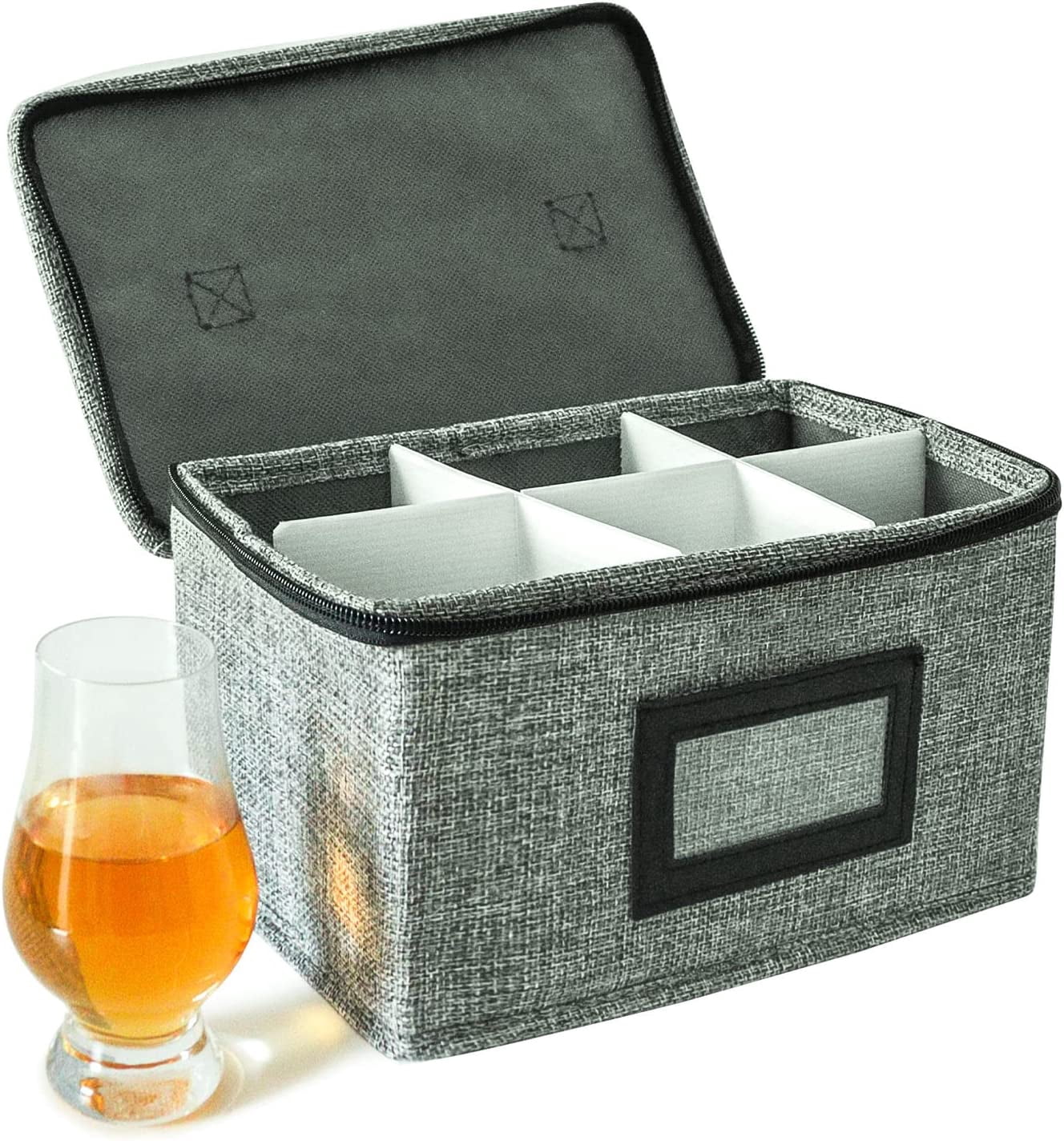 **storage box for glencairn whisky glass,6 whiskey glasses holder for ...