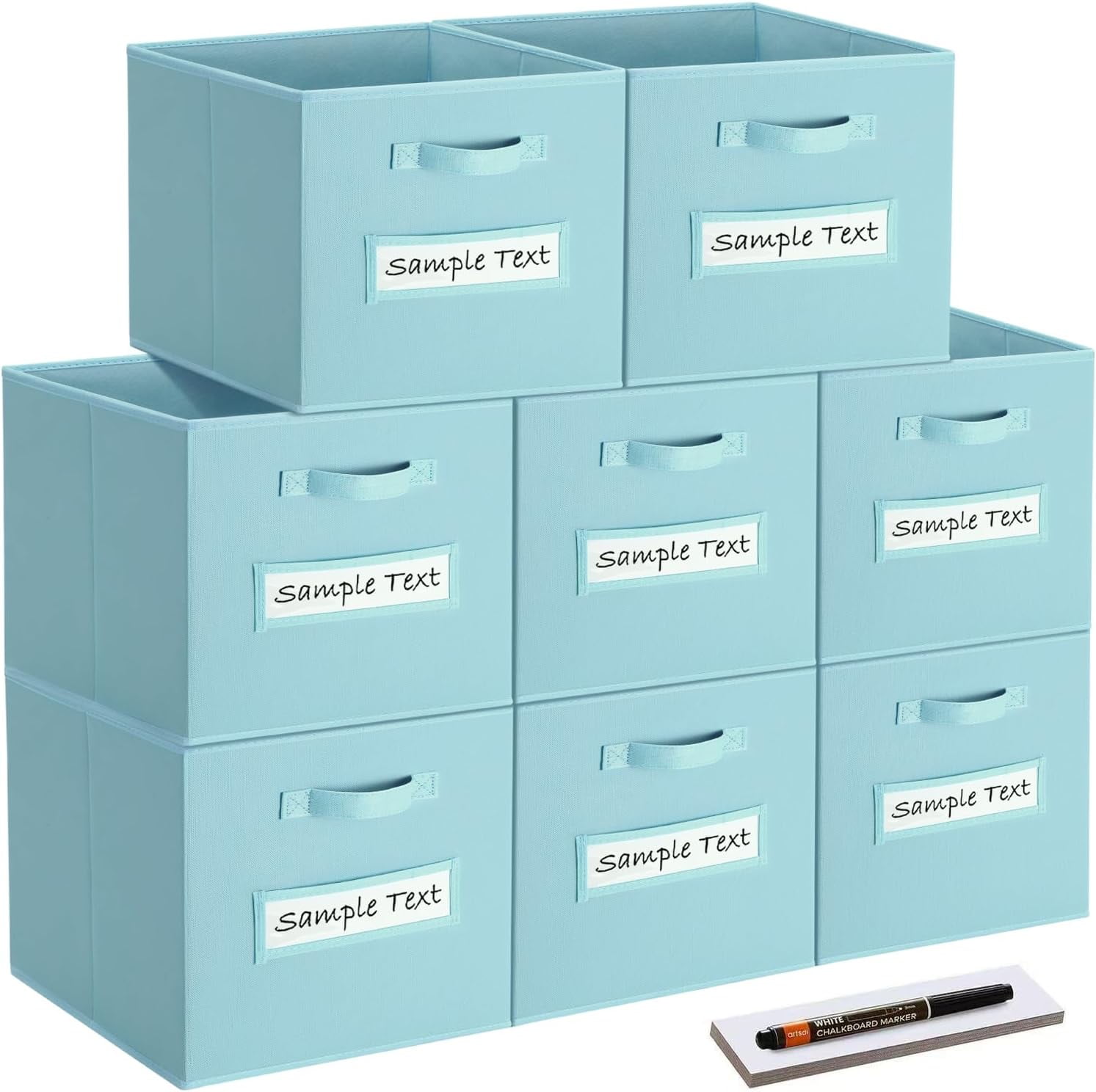 storage cubes (8 Pack) 13 Inch Cube Storage Bin, cube organizer bins ...