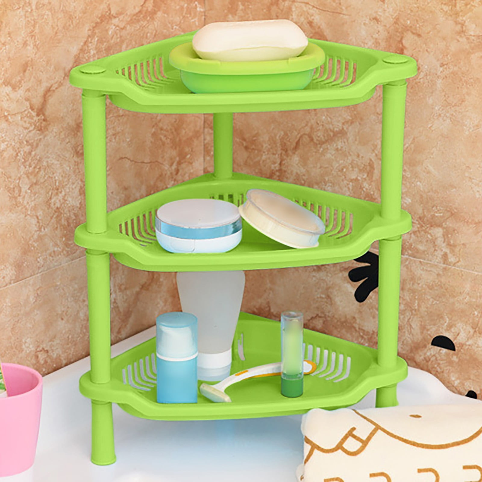 storage rack Load-bearing reliability stable balance balcony 3 Layer ...