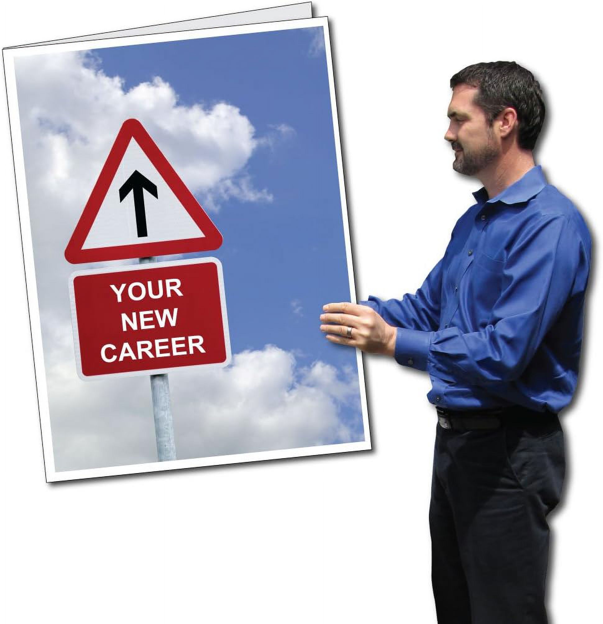 Store Greeting Cards: Huge Congratulations Card (Road Sign), 2 feet x 3 ...