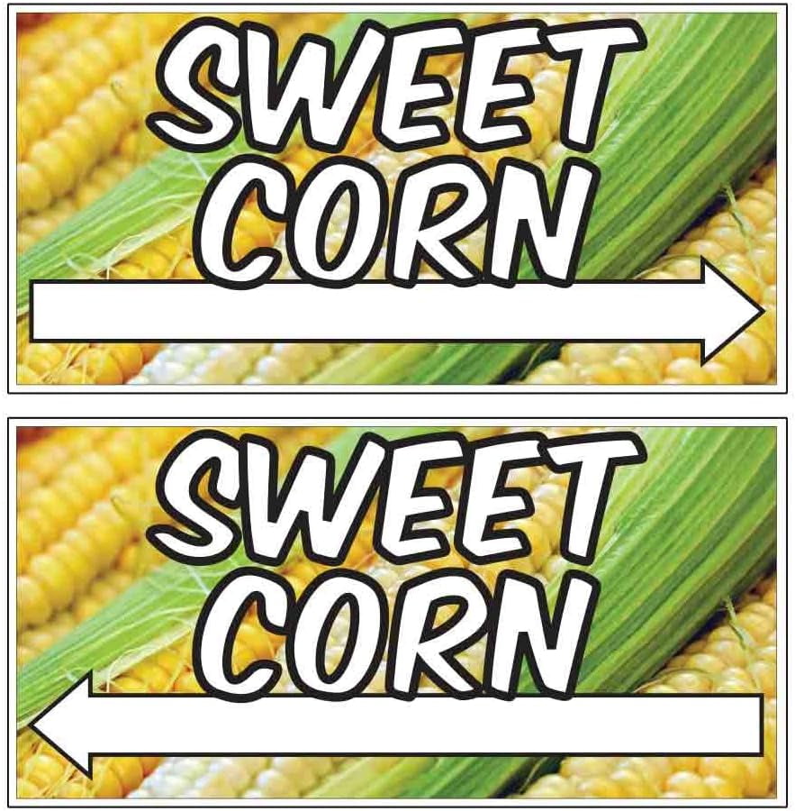 store Sweet Corn Directional Sign - Set Includes Even Number Of Right ...