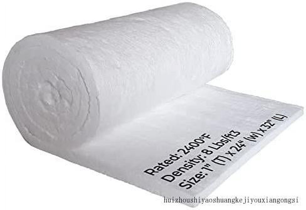 store ceramic fiber insulation blanket, 2400f 1" x 24" x 32" 8# density ...