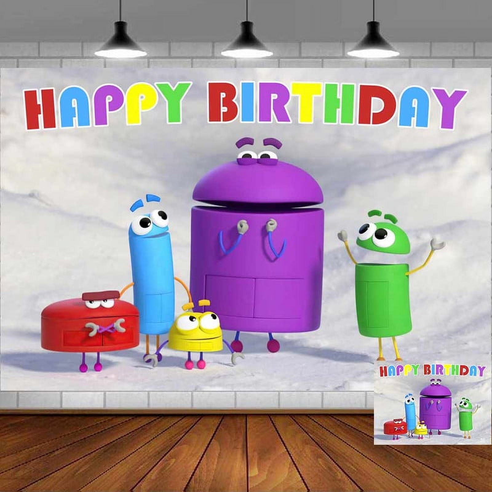 storybots Backdrop Banner Party Supplies Poster Movie Theme Background ...