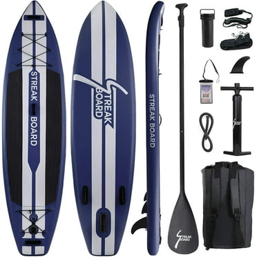 ROC Outdoors Inflatable Stand Up Paddle Boards 10 ft 6 in with Premium ...