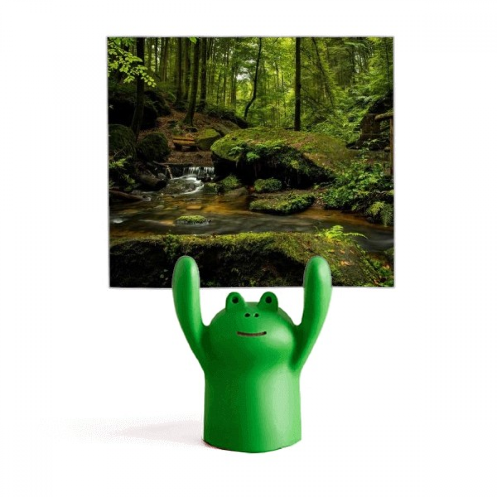 stream green ry science nature scenery Memo Holder Cartoon Animal Frog ...