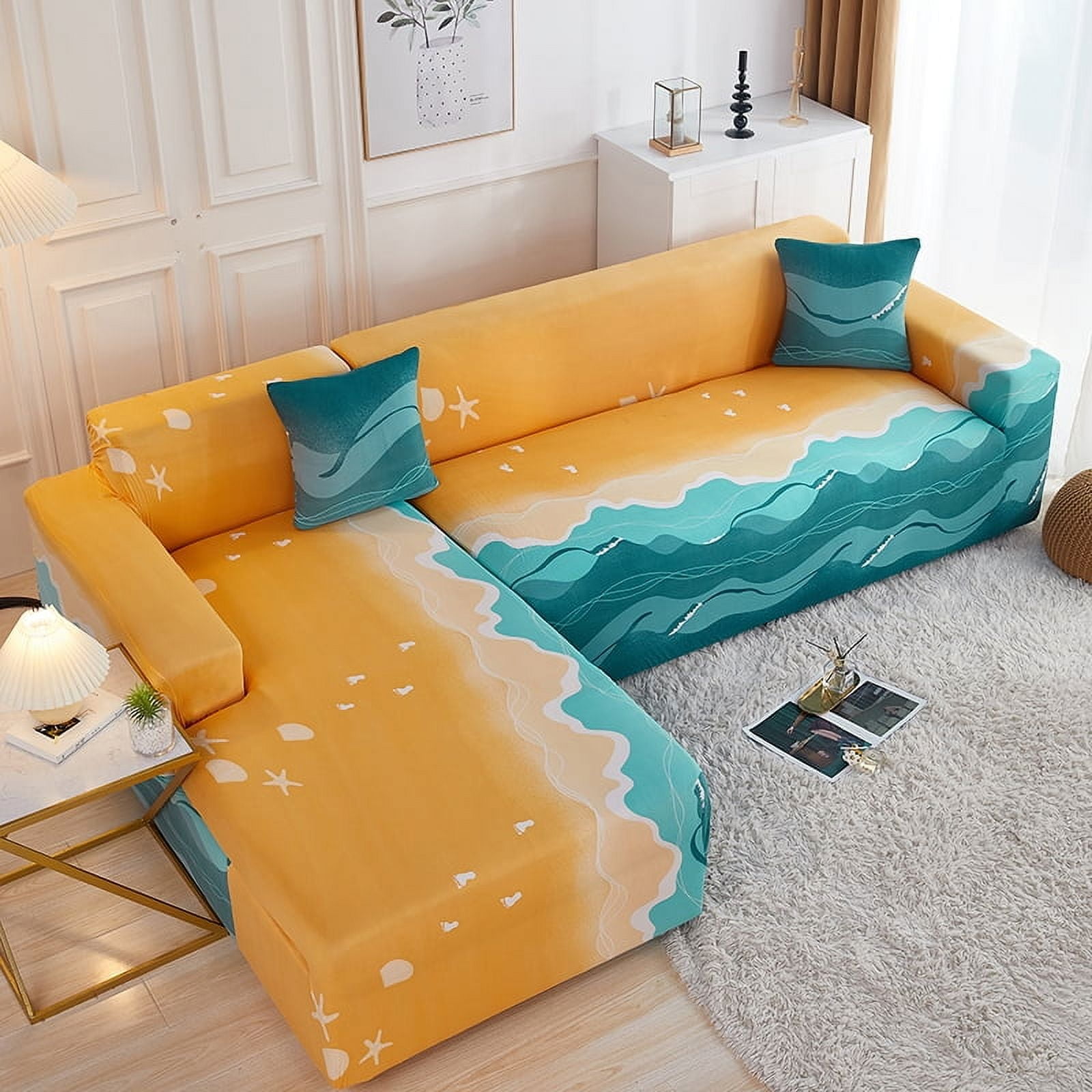 stretch sofa cover couch cover slipcovers armchair corner sofa cover chaselong protector for ...