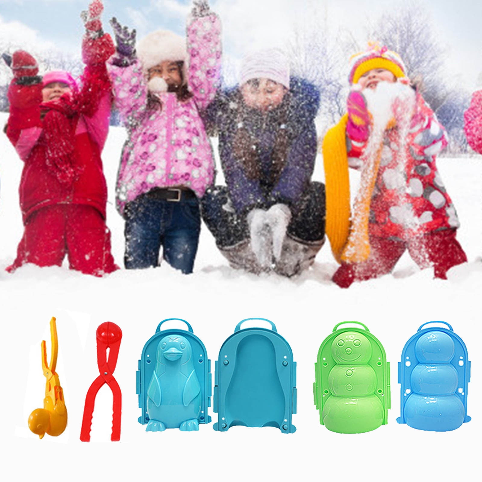 strola Outdoor Toys,Snow Snowball Maker Clip Maker Shaped Castle Snow ...