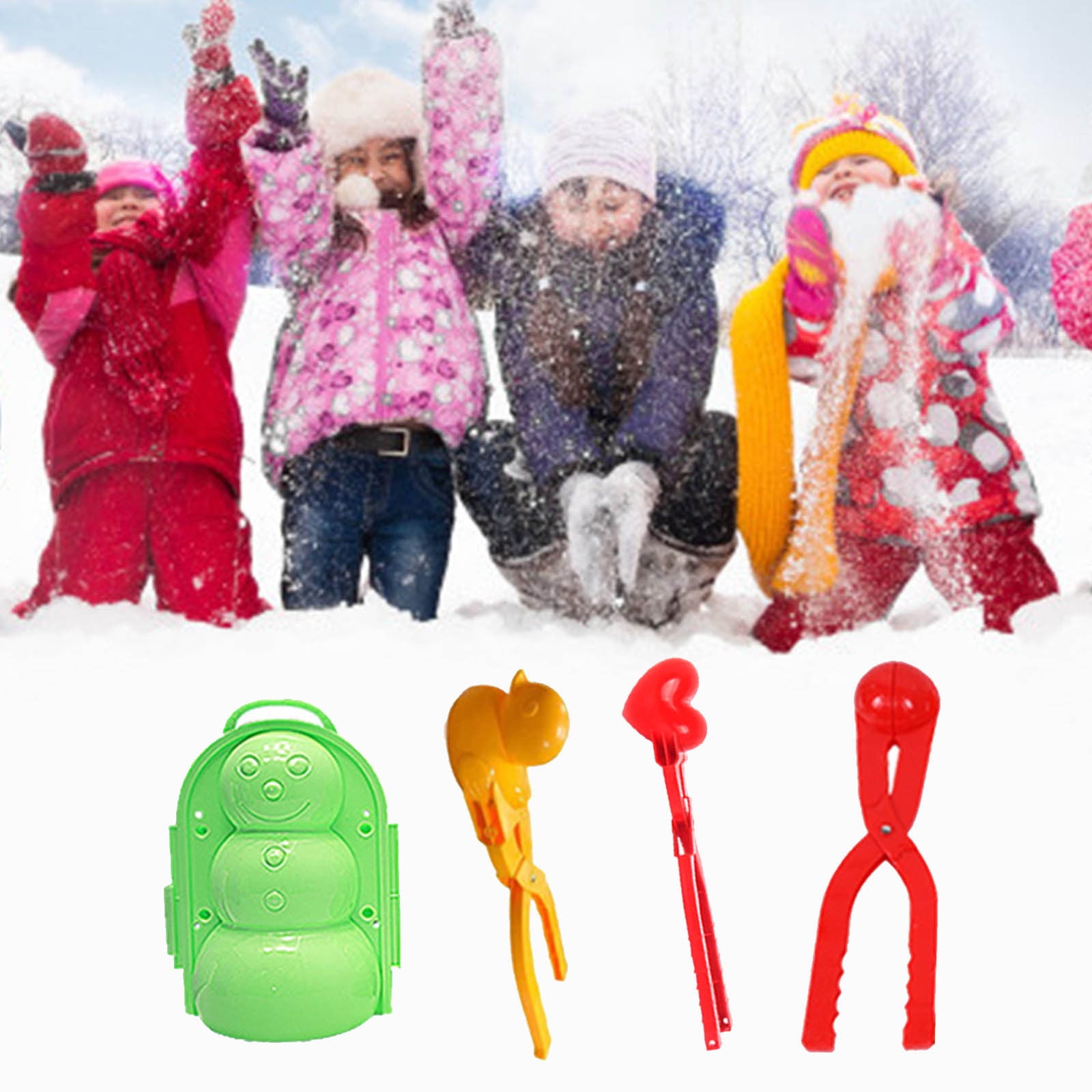 strola Outdoor Toys,Snow Snowball Maker Clip Maker Shaped Castle Snow ...