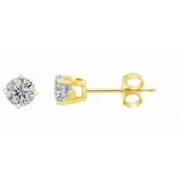 IGI Certified Lab Grown Diamond Stud Earrings for Women Set in 14k Gold ...