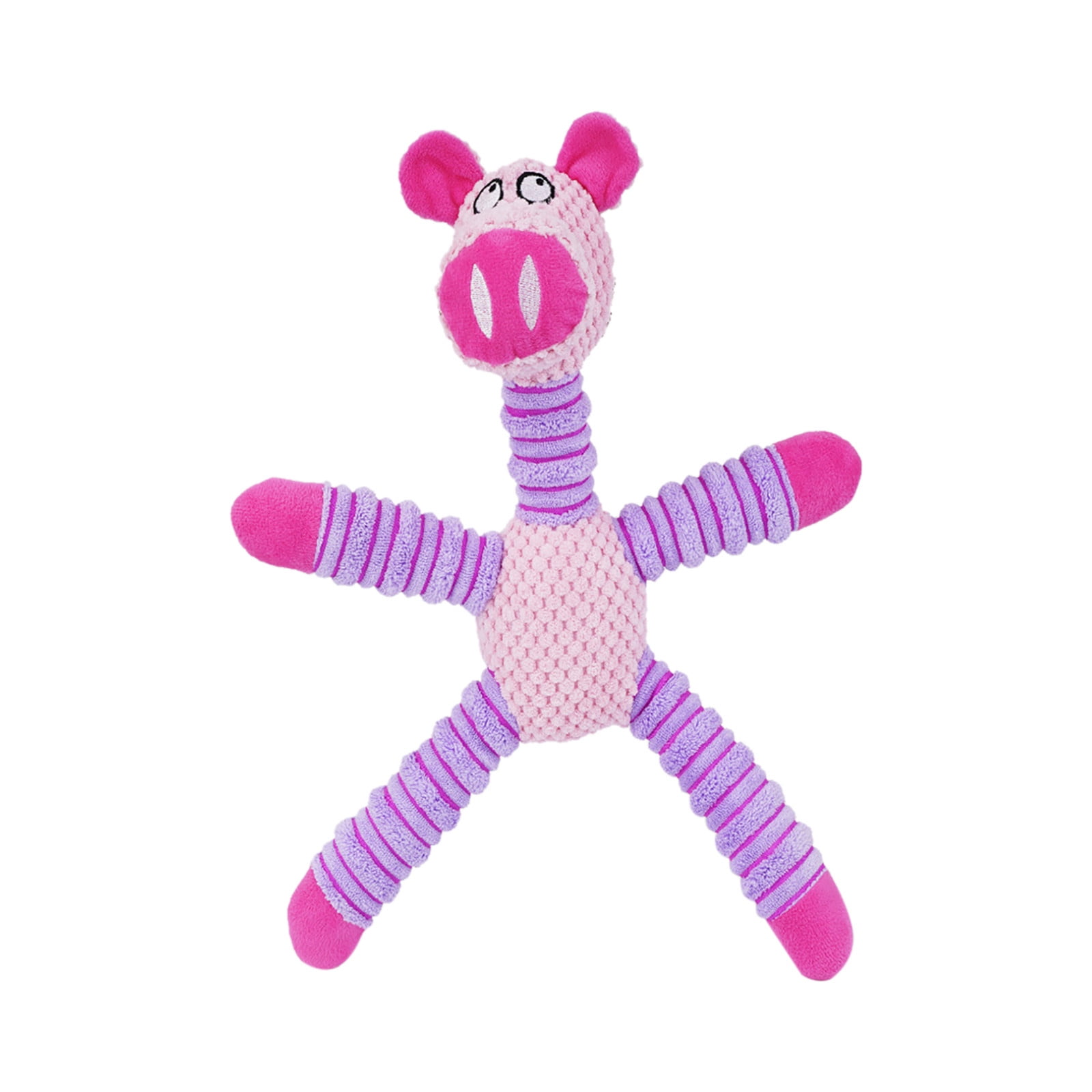 stuffed dog toysfor small dogsdog toys pack pink Plush Dog Toys Squeak ...