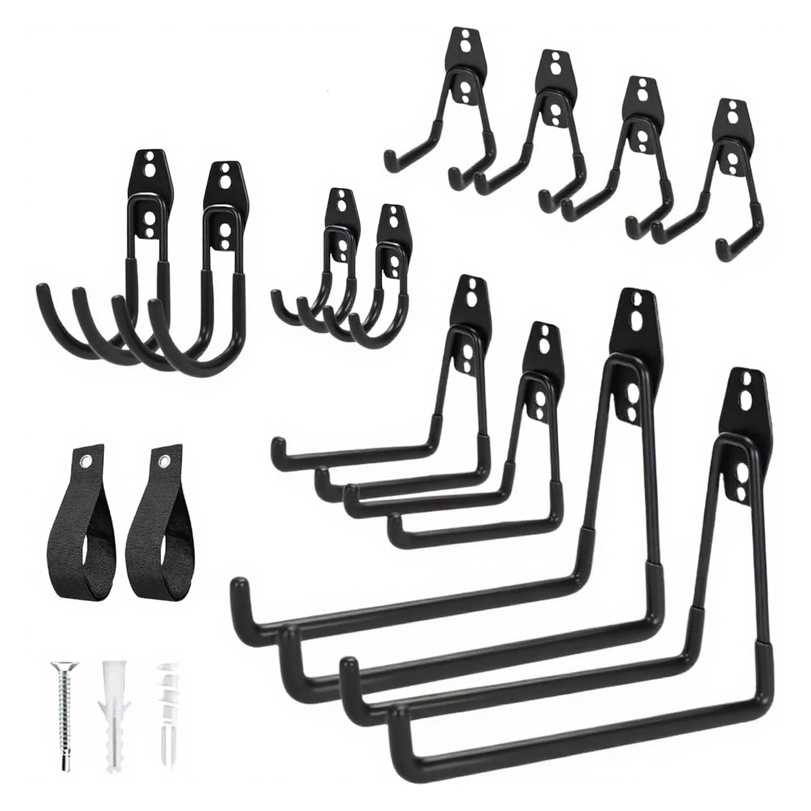 stusgo 12 Pack Garage Hooks Heavy Duty, Utility Steel Garage Storage ...