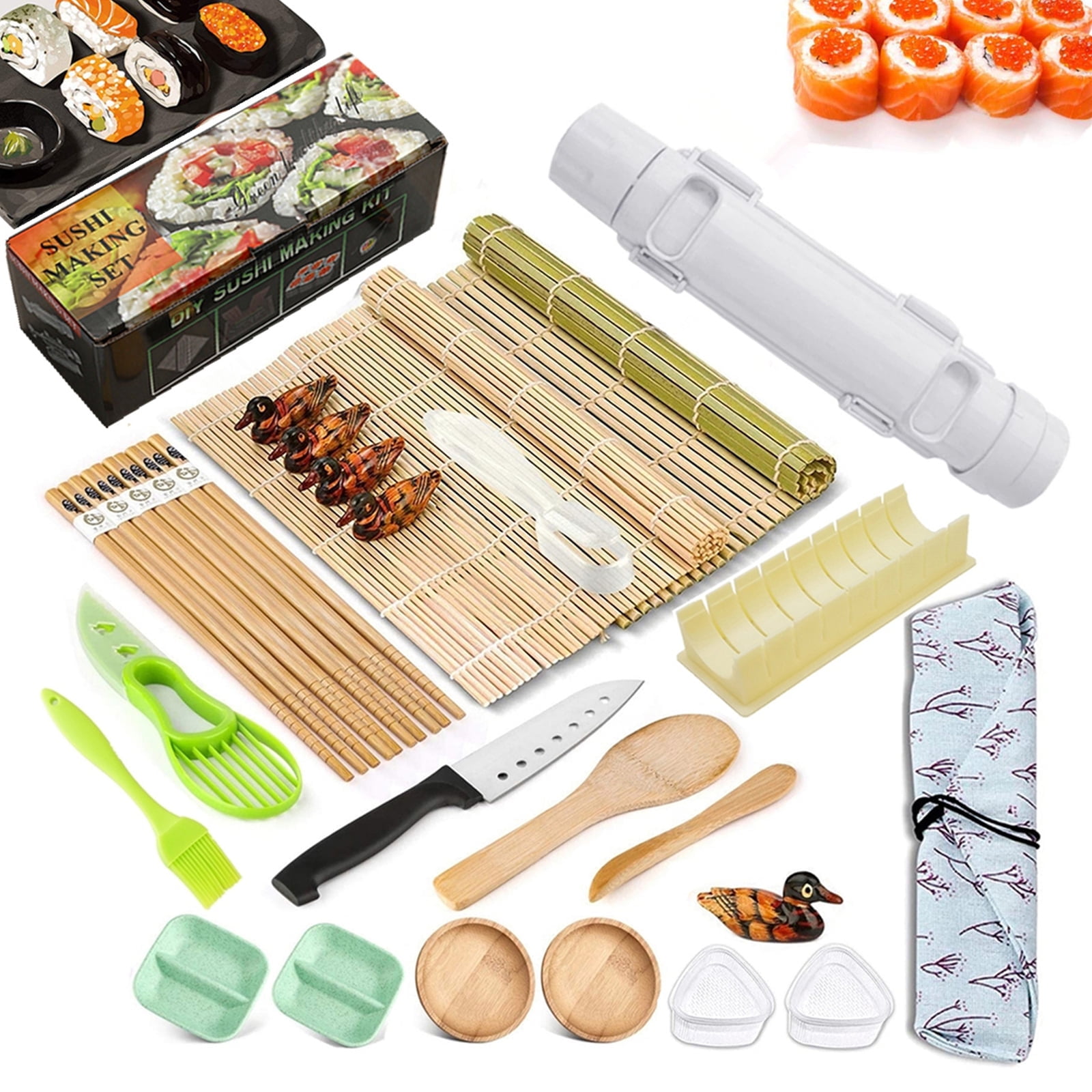 stusgo 27pcs Sushi Making Kits,DIY Sushi Makers Kit Tools for Beginners and Professionals Gift ...