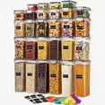 stusgo, Food Storage Containers, 28 Pack with Lids, Airtight BPA Free ...