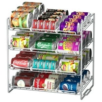 X-cosrack Heavy Duty 2 Tier Stackable Can Rack Organizer, Food Storage ...