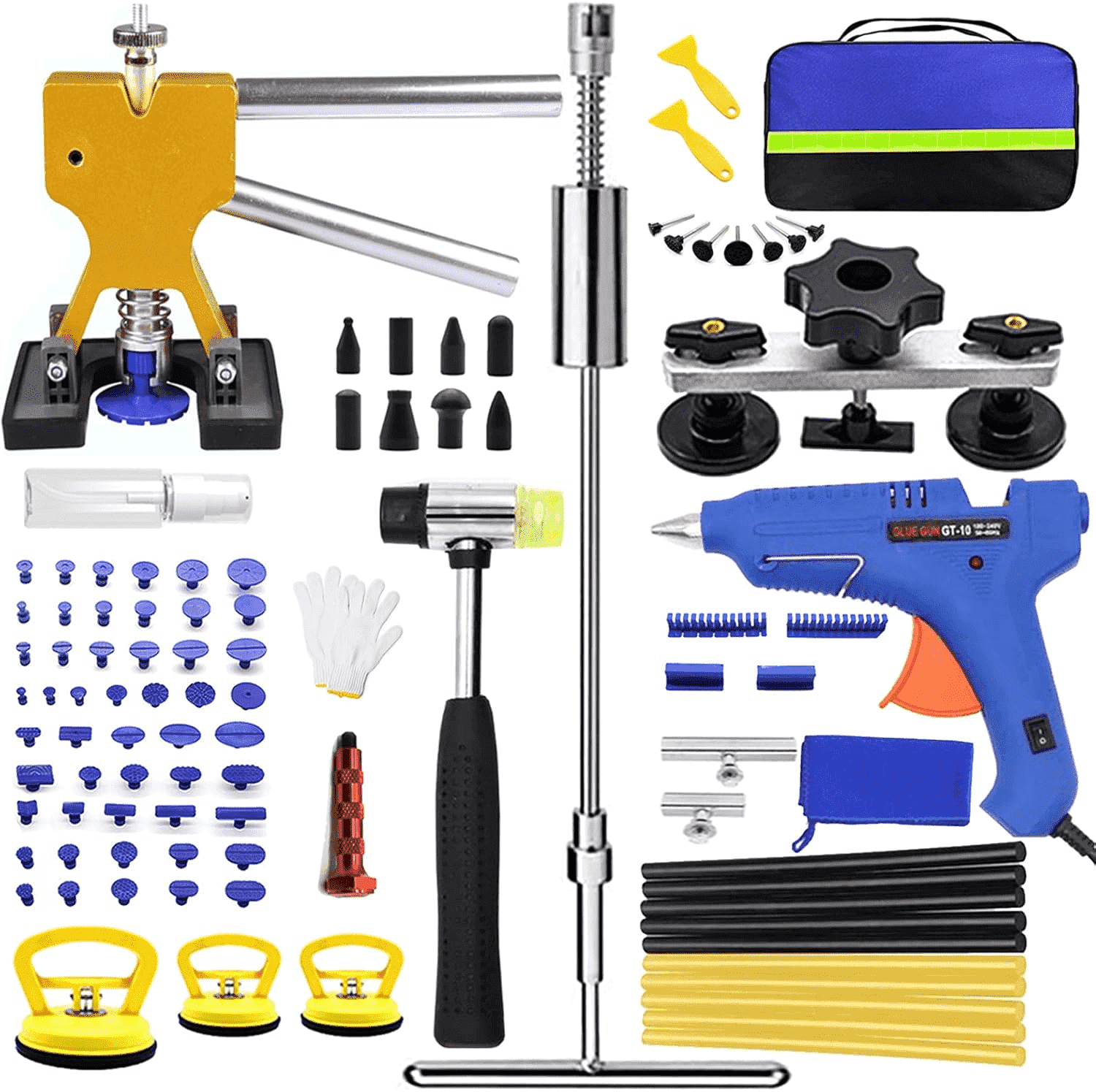 stusgo 97PCS Auto Dent Repair Kit, Paintless Dent Removal Tools, Dent ...