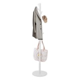 stusgo Coat Rack Freestanding,Wood Coat Tree with 8 Hooks and 3 ...