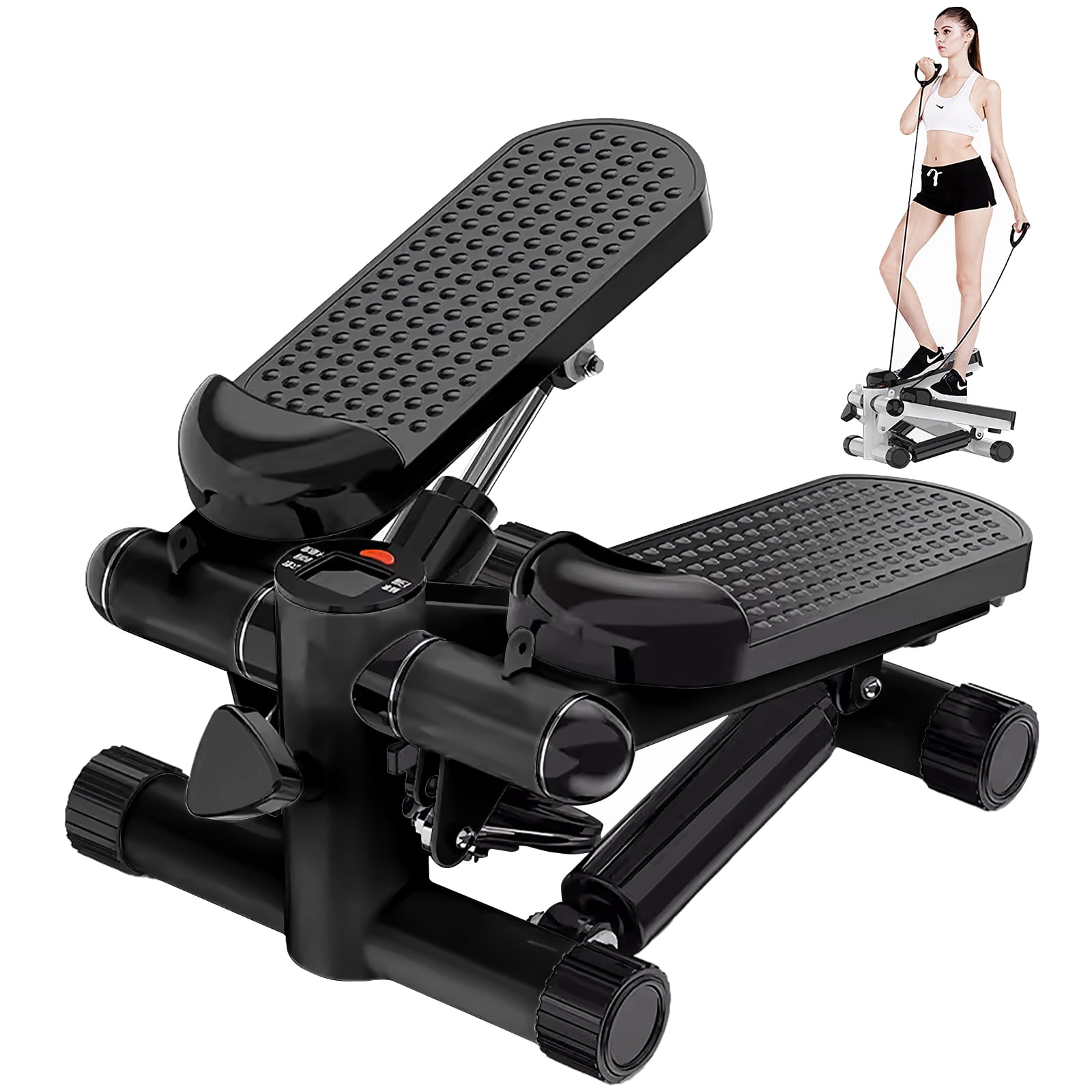 Stusgo Mini Stair Stepper for Exercise, Portable, Digital Display, with ...