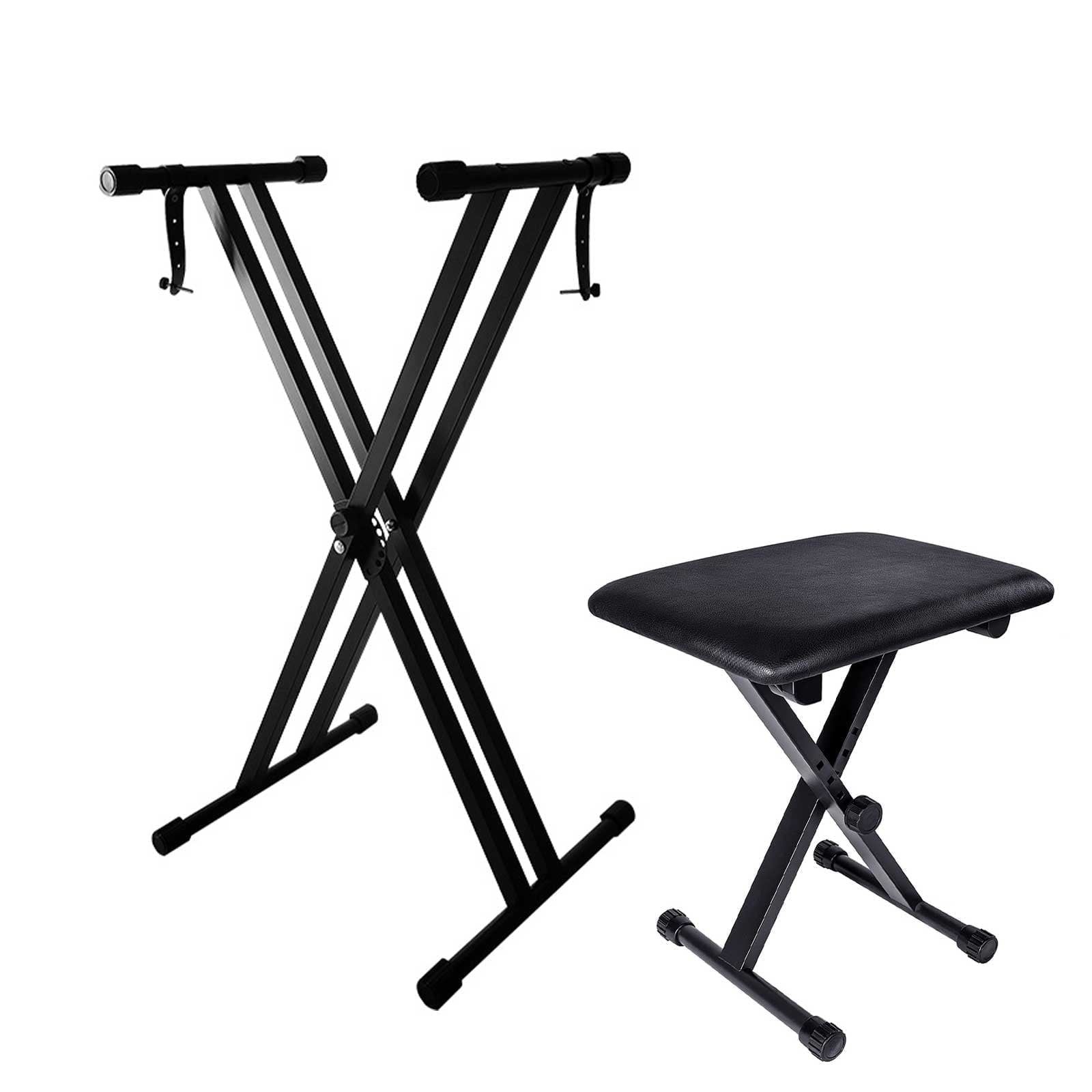 stusgo keyboard stand and bench, Adjustable and Portable Digital Piano ...