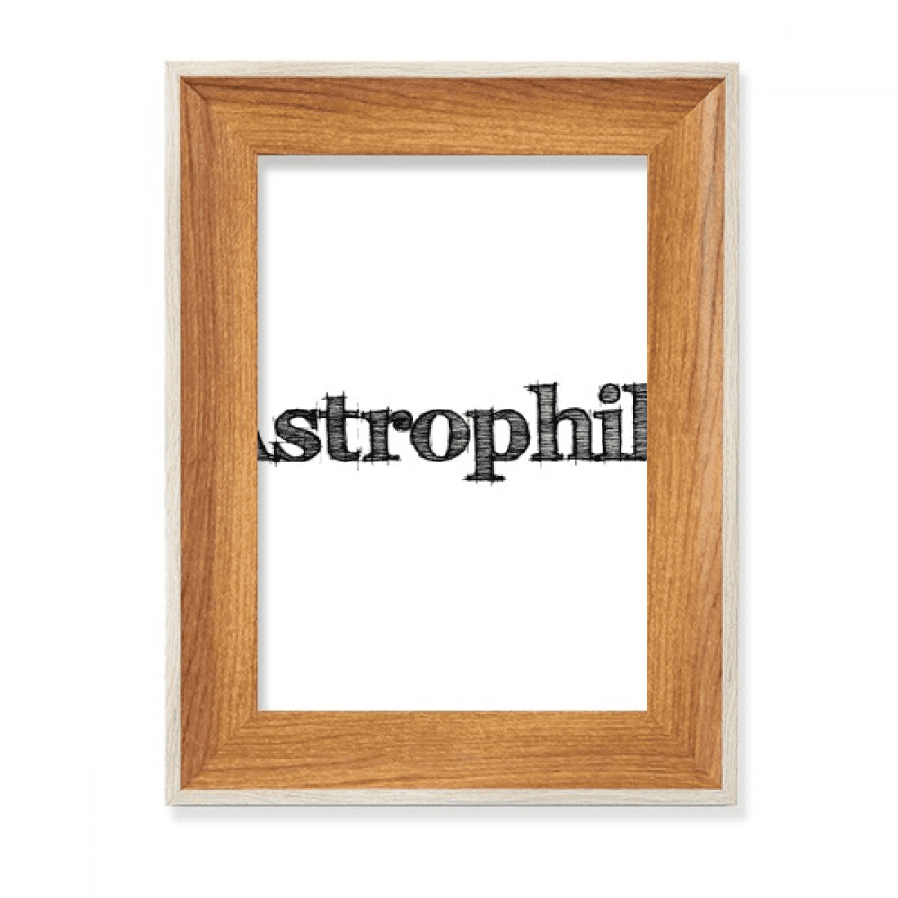 stylish word desktop wooden photo frame display picture art painting ...