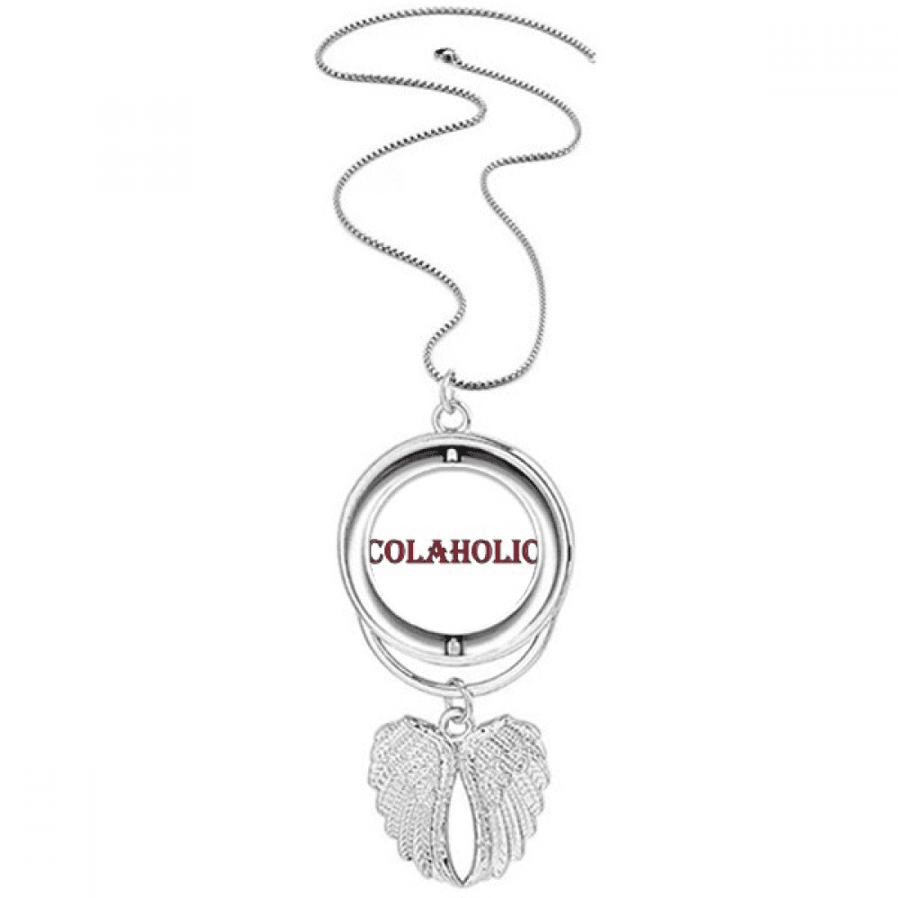 stylish word holic art deco fashion Pendant Angel Wings Rotating ...