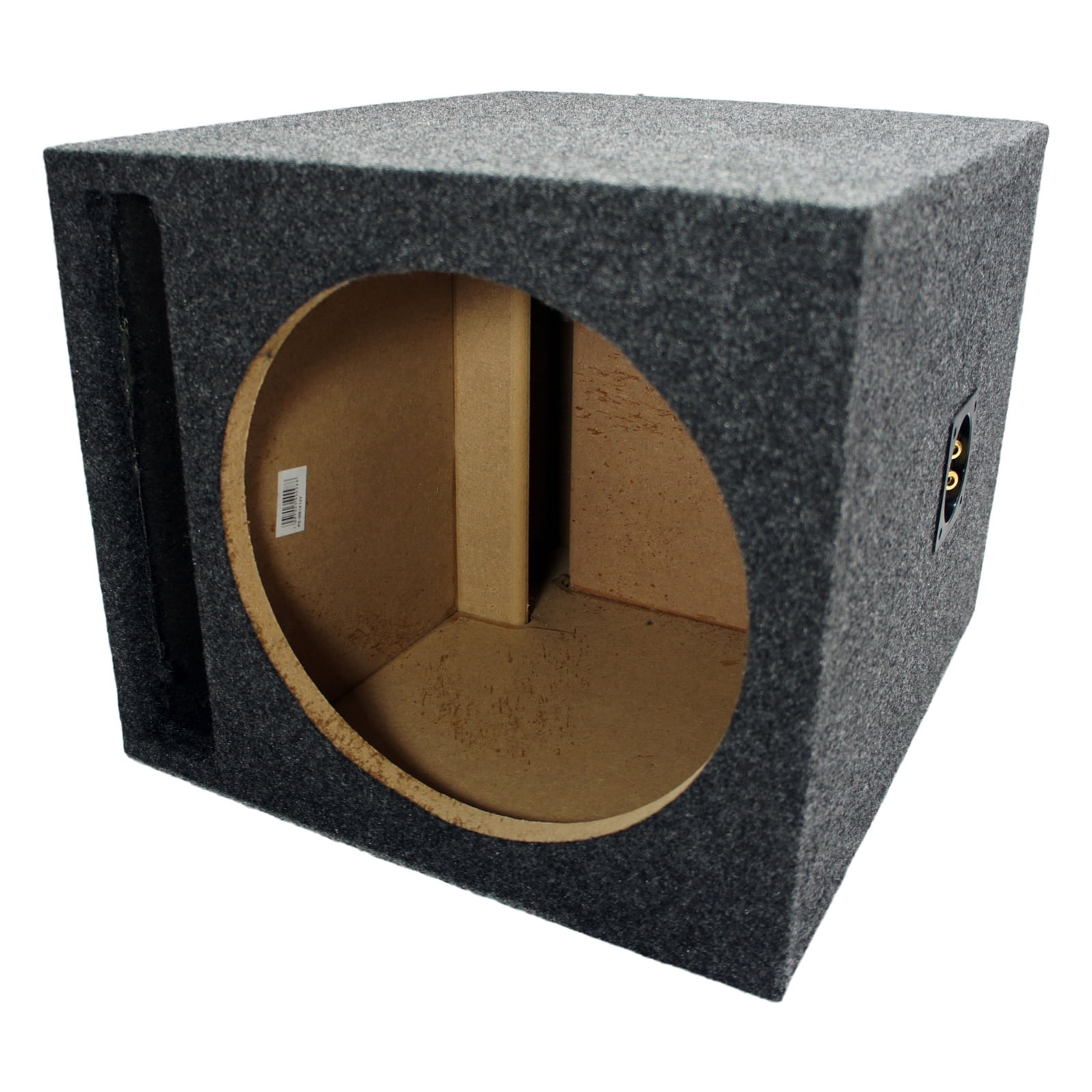 subwoofer box Single 12" Vented MDF Loudspeaker Cabinet - Walmart.com