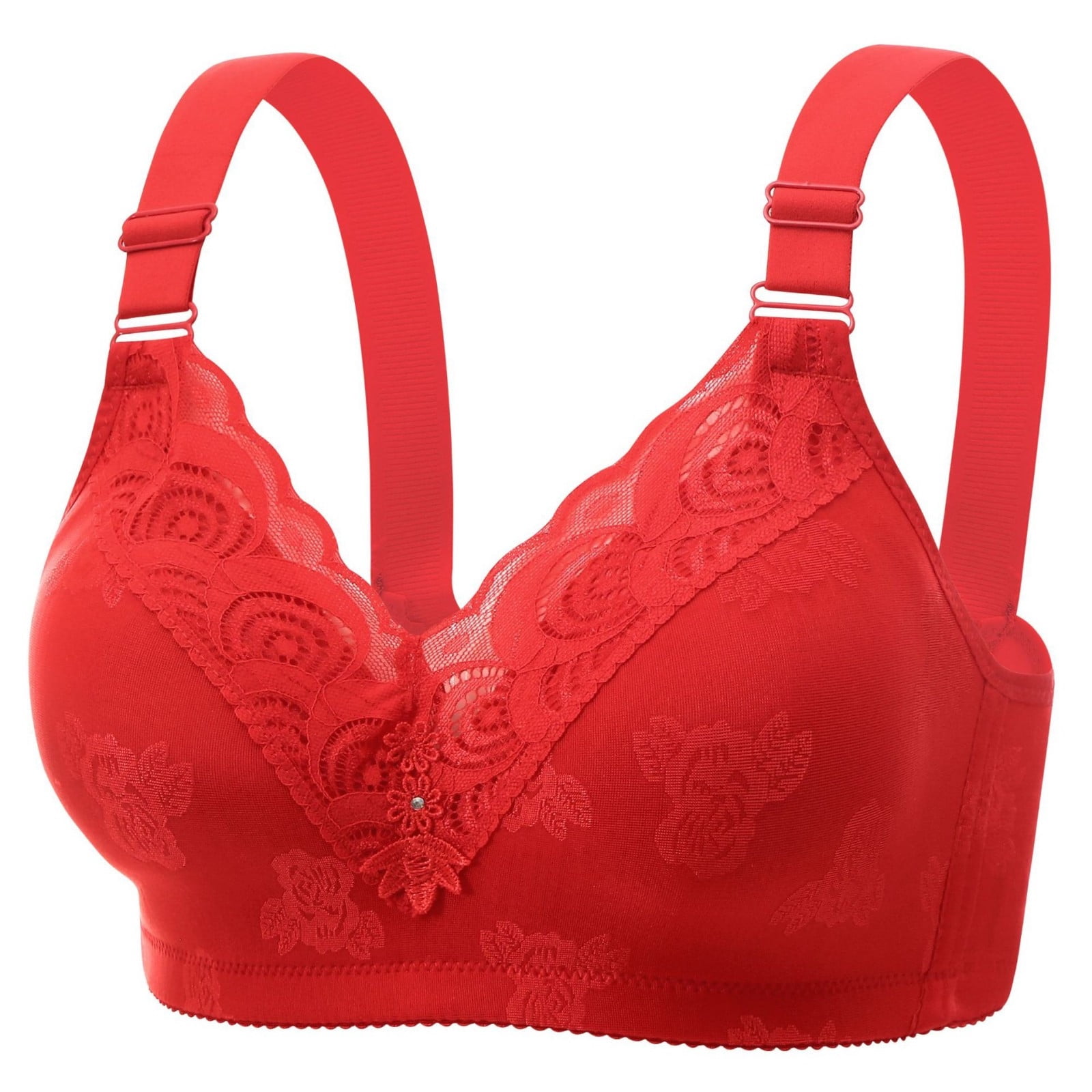 successthop Lace Bralette for Women Wireless Push Up Everyday Wear No ...