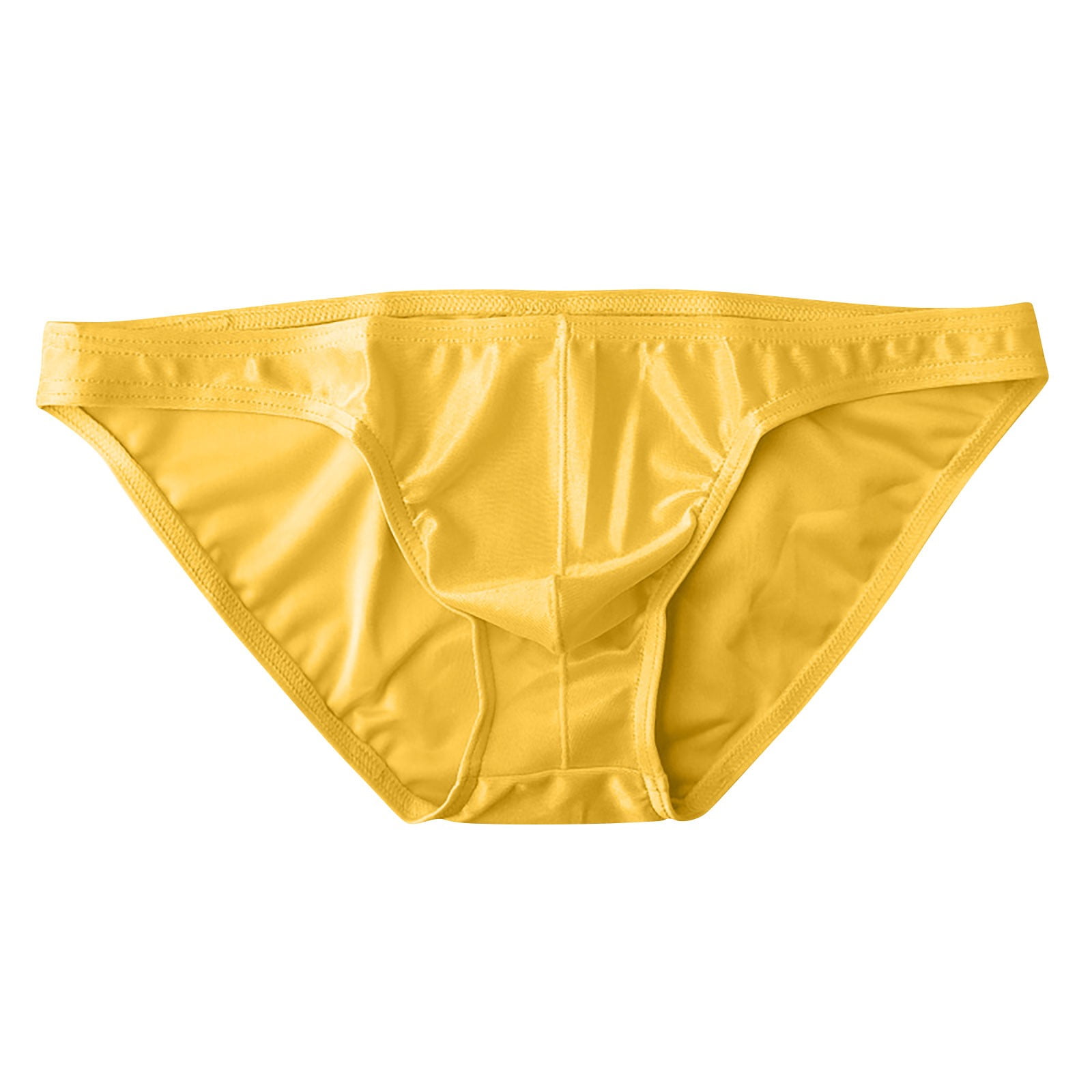 successthop Mens Bikini Briefs Support Pouch Stylish Underwear Solid ...