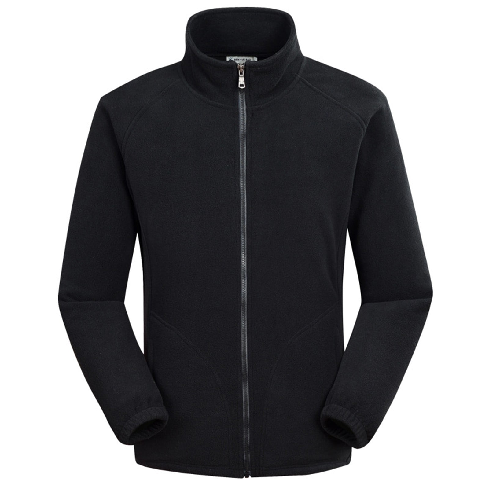 successthop Mens Plus Size Sweatshirts with Pockets Fleece Collar Long ...