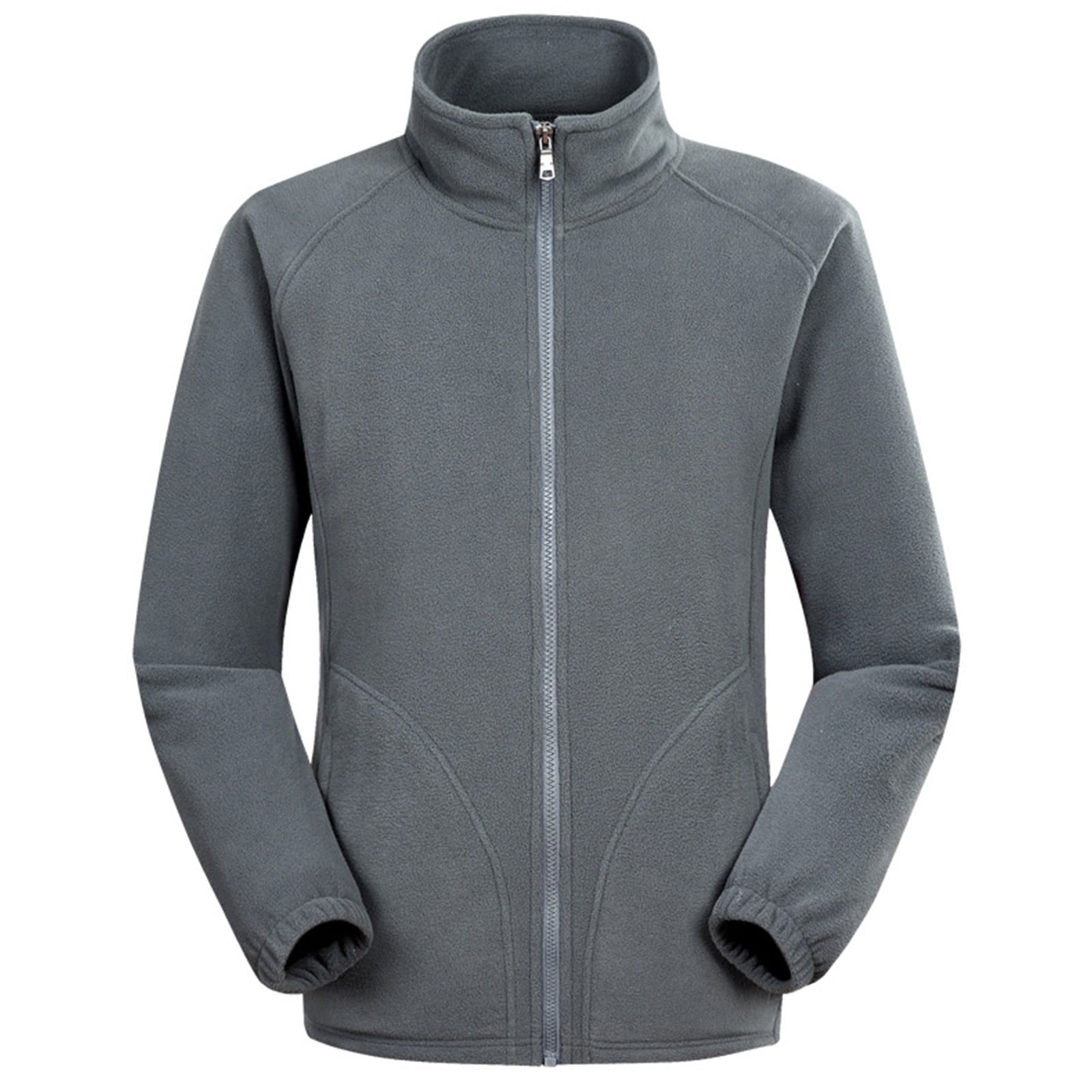 successthop Mens Plus Size Sweatshirts with Pockets Fleece Collar Long ...