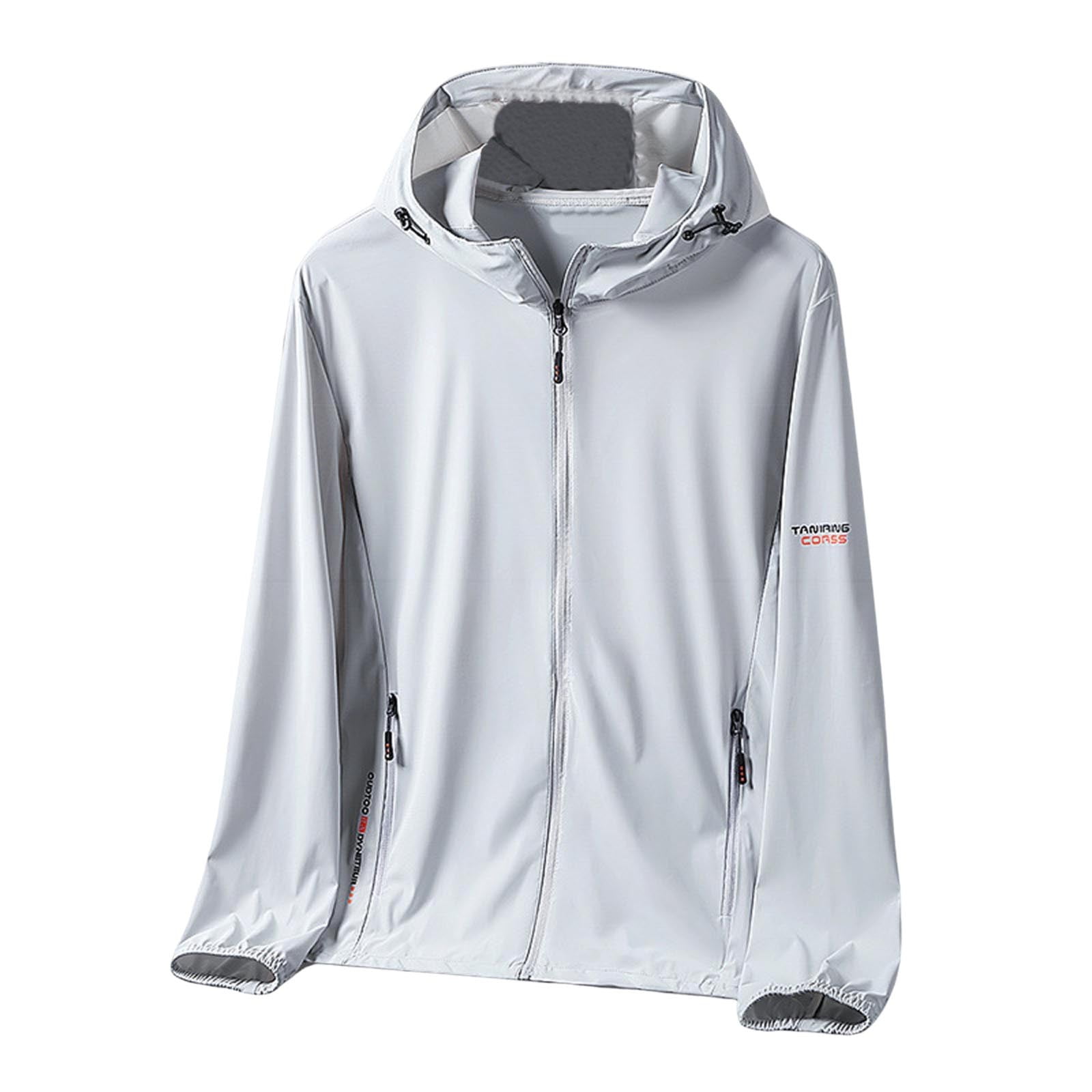 successthop Sun Protection Clothing for Adults Men UV Protection Zip Up ...