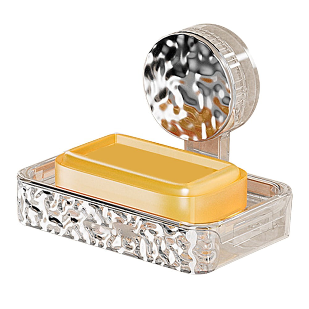 Suction Cup Drainage Soap Box, Non Perforated Wall Mounted Bathroom ...