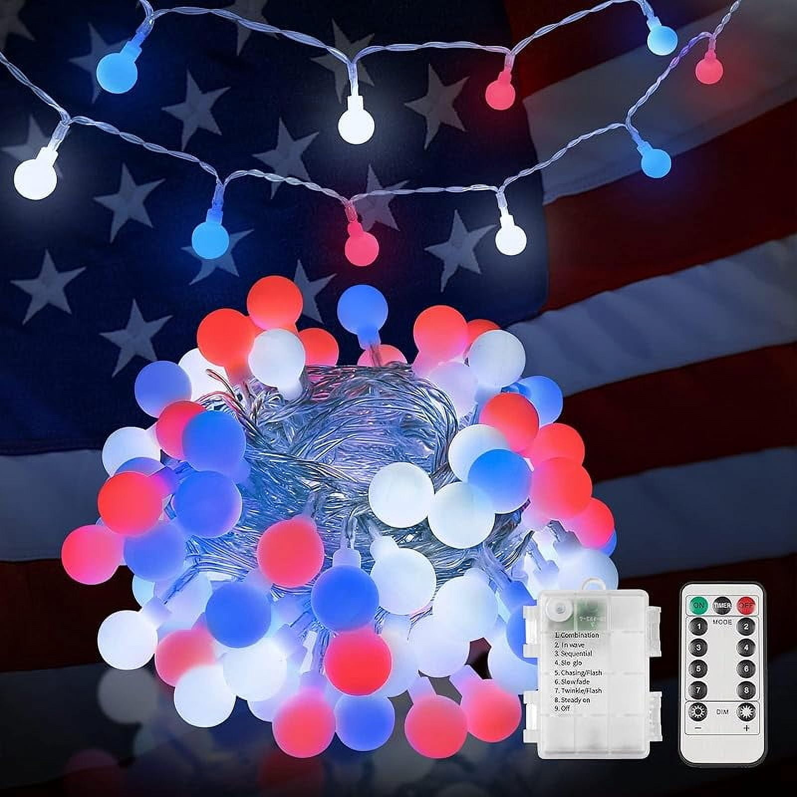 suddus Pastel Christmas Lights, 100 Led String Lights Plug in, Indoor ...
