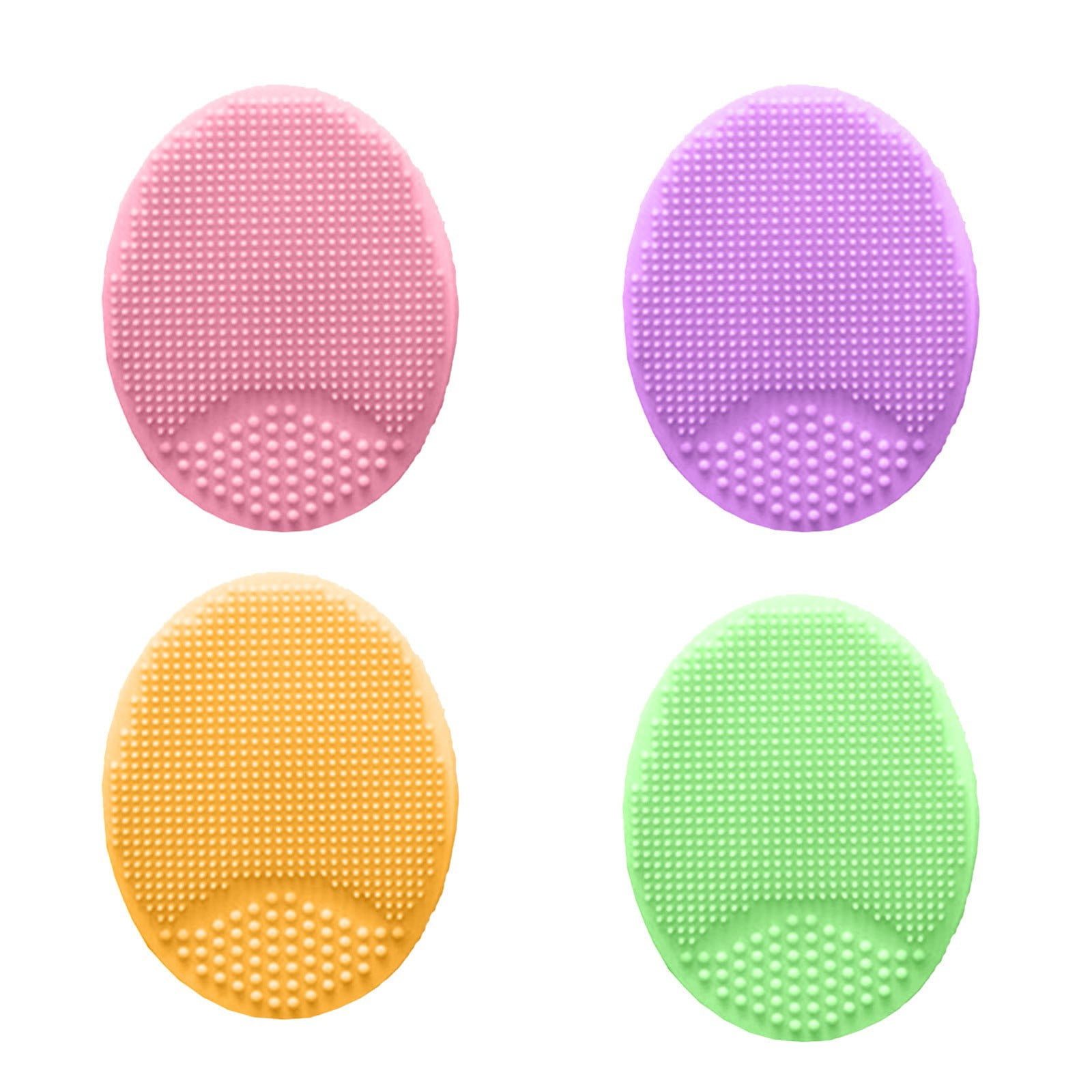 suhtpsw 4PC Silicone Wash Brush Soft Bumps Smooth Of The Bathtub Ensure ...