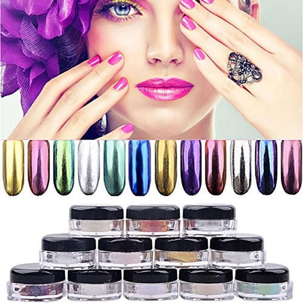 suidie Fashion Shinning Mirror Chrome Effect Gorgeous Nail Art Dust ...