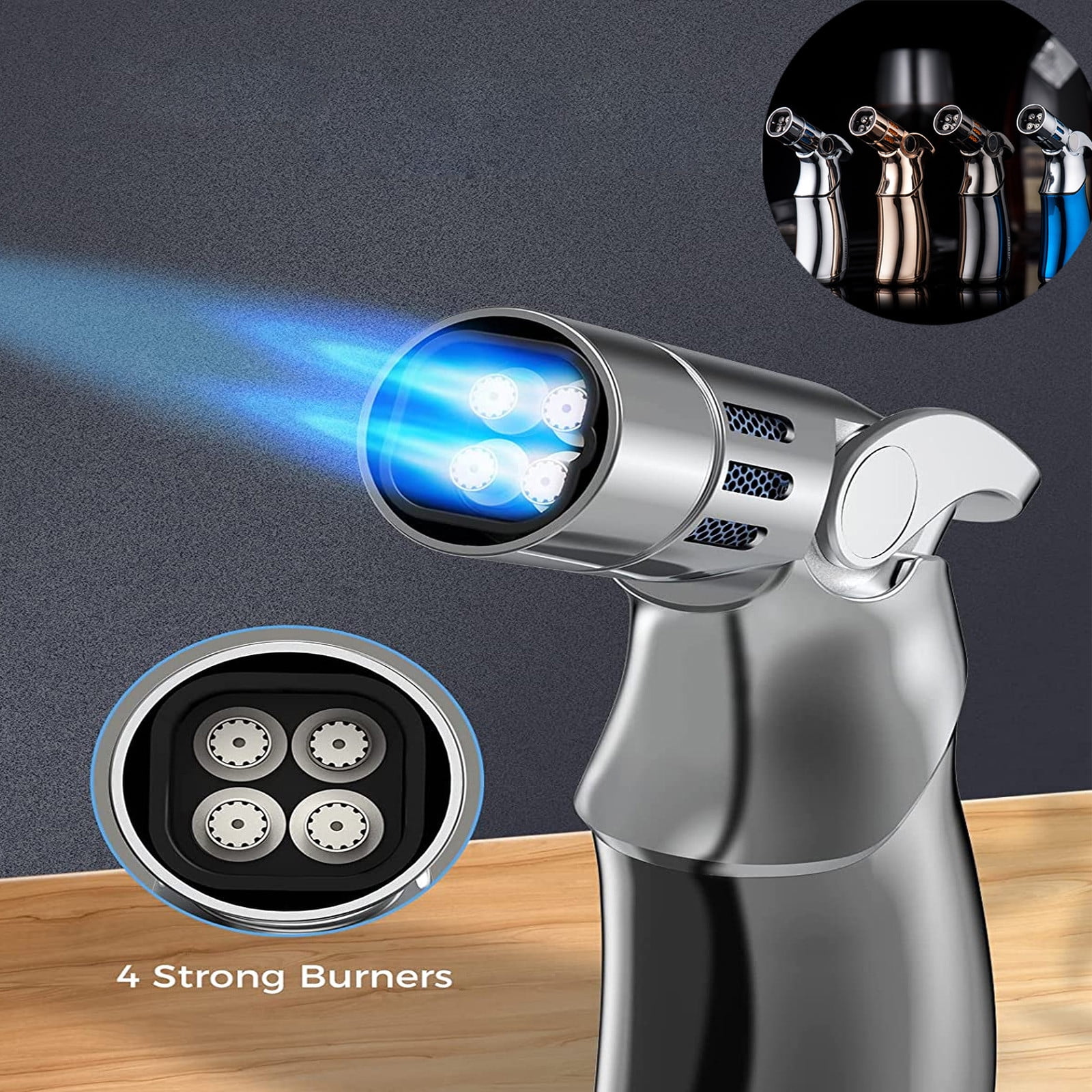 sulihua Kerosene LighterWindproof Straight Torch Blue Flame Lighter ...