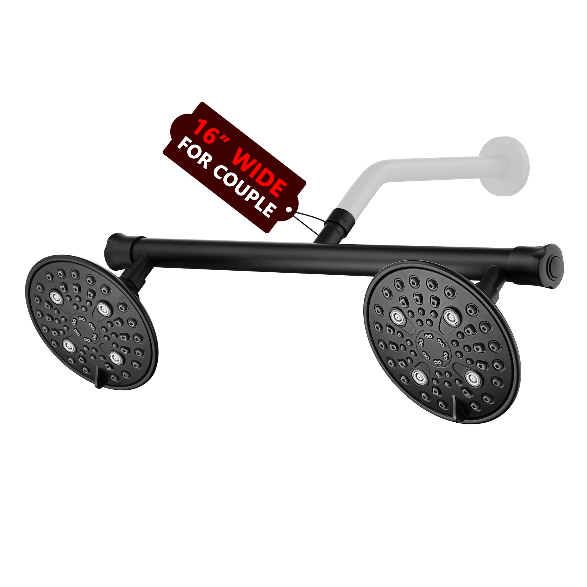 sumerain Luxurious High Pressure 6-setting Shower Head Combo with 20 ...