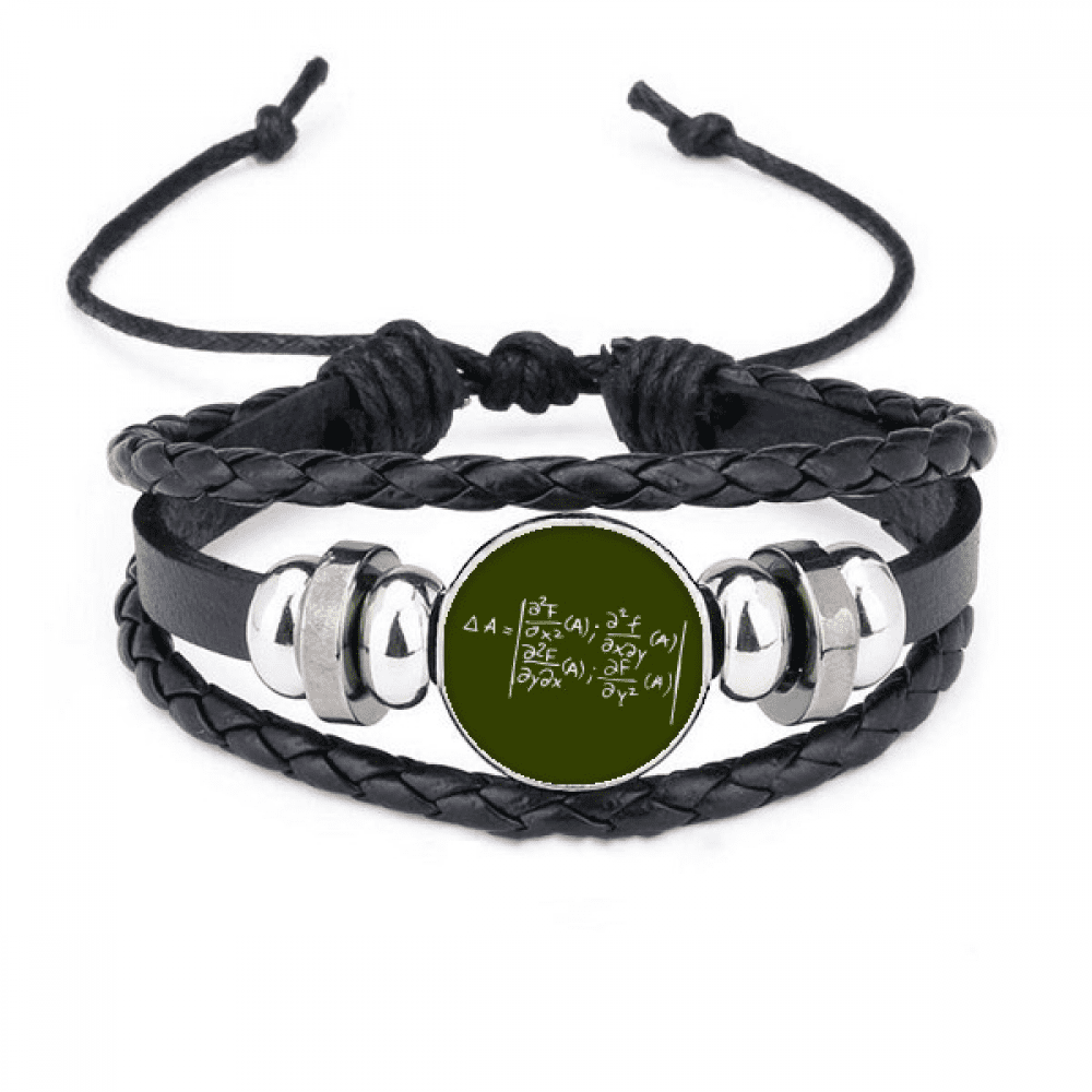 summation product formula function bracelet braided leather woven ...