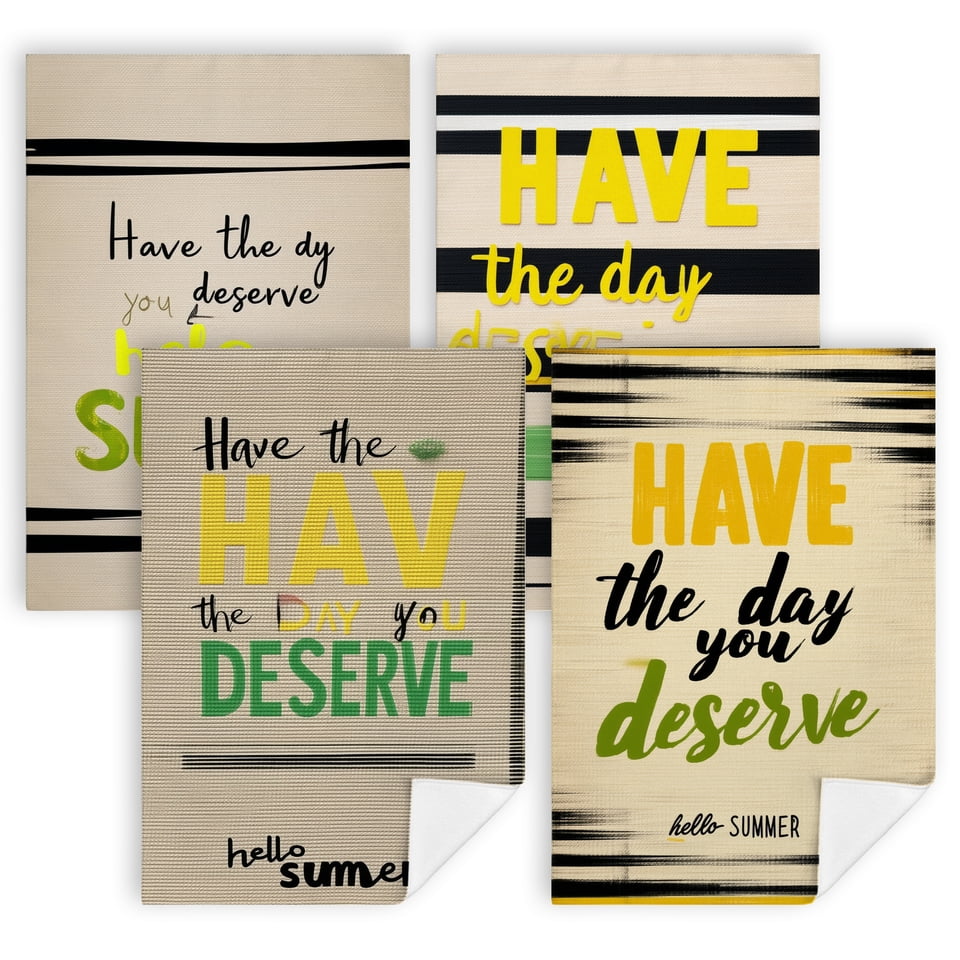 summer hand towels for bathroom A poster with the words have the day ...
