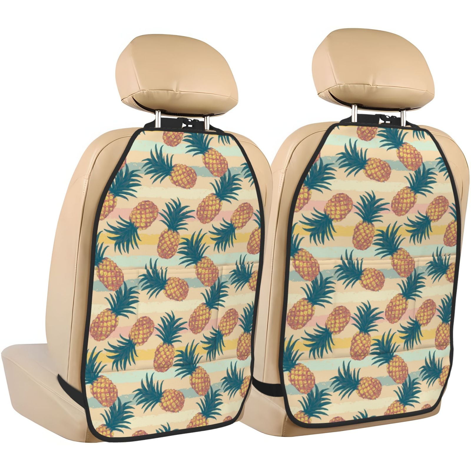 summer pineapple_A Mats Back Seat Protectors, Car Seat Protector ...