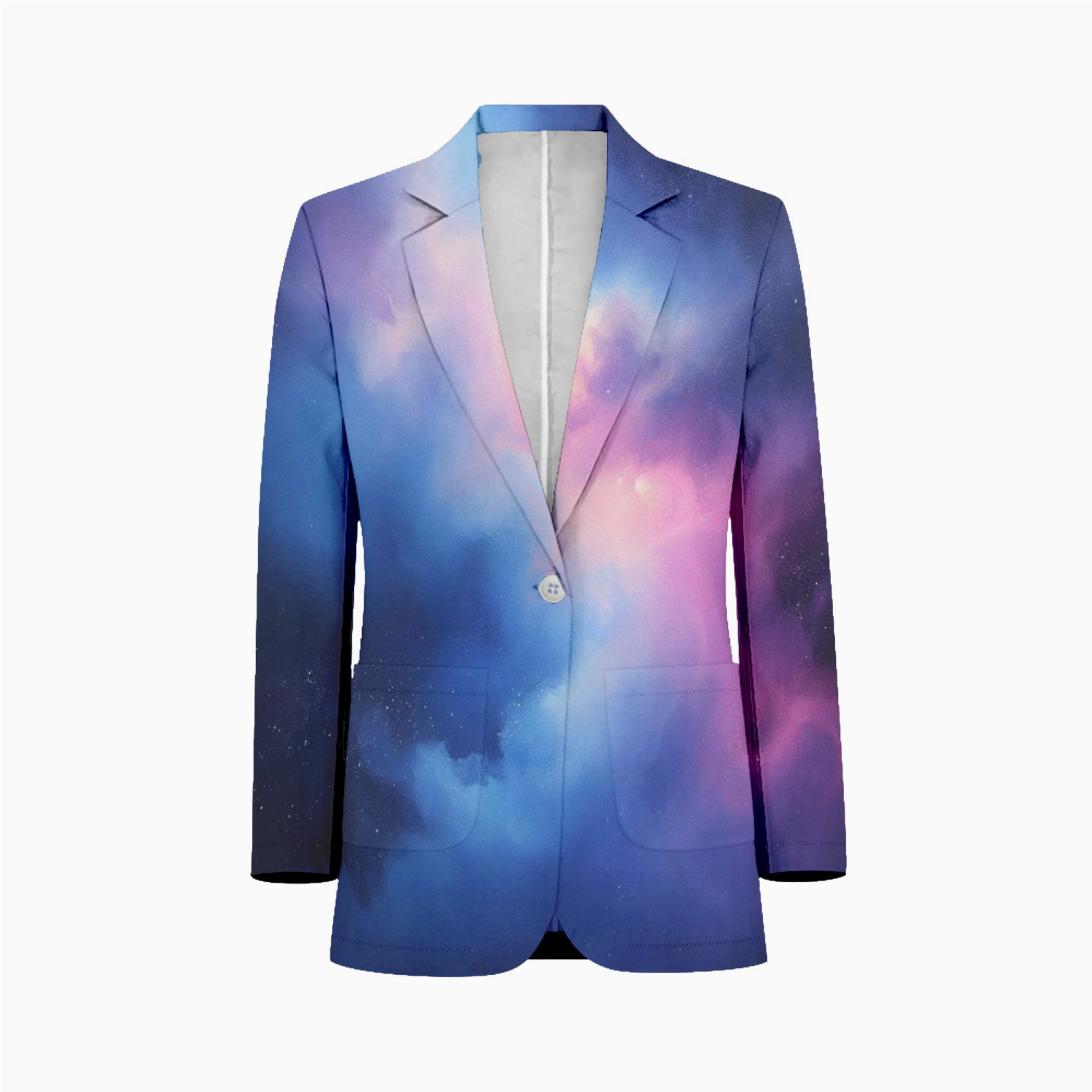 summer starry sky Customized Men's Suits full man Shawl Collar ...
