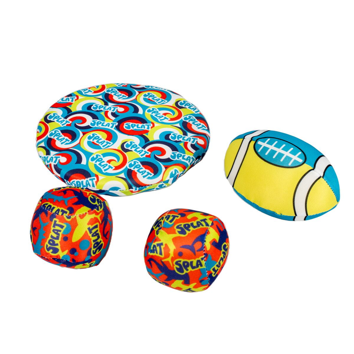 Sun and Fun Water Bomb Wet Set Pool Toy, Foam, Hot Graphic Print, 4 ...