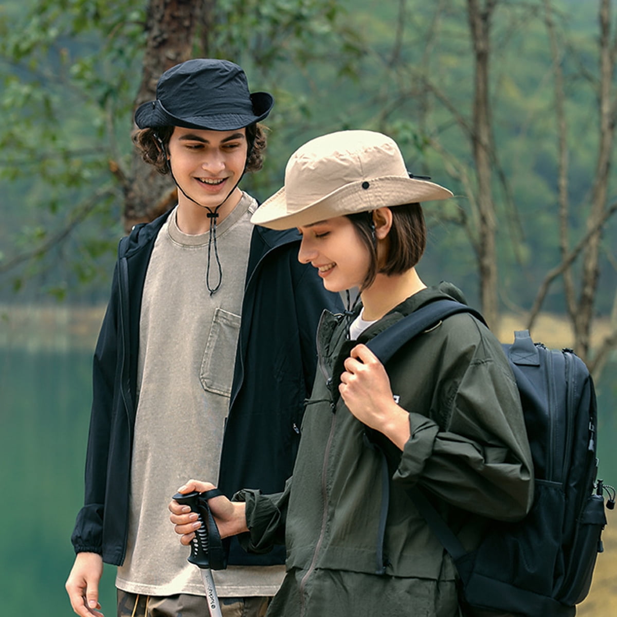 Golovejoy Sun Travel Fisherman Hat, Waterproof UPF 50+, Summer ...