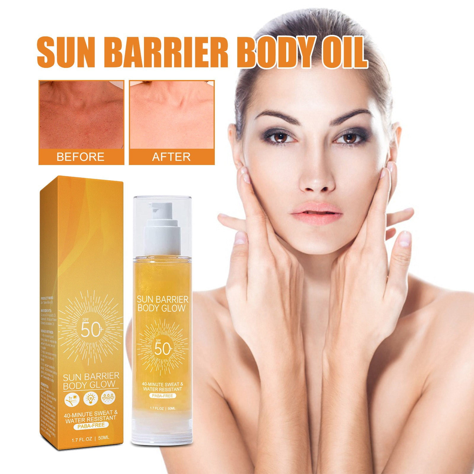 Sun Screen Protector For Face Body With Broad Spectrum Protection Sunburn Prevention Sunscreen