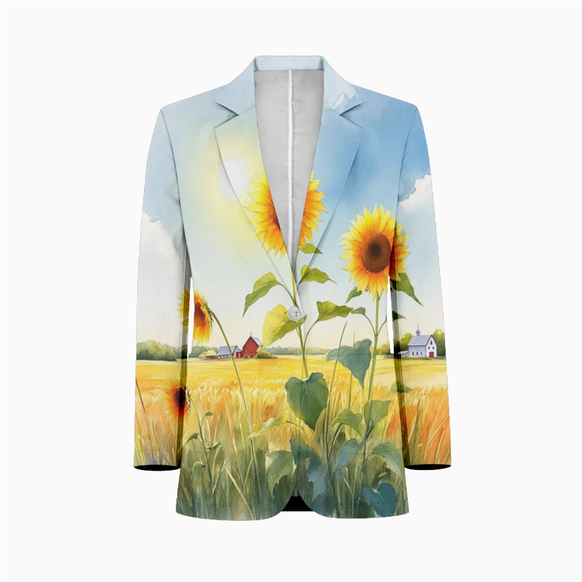 sunflower (2) Customized Men's Suits full man Shawl Collar Gentleman ...