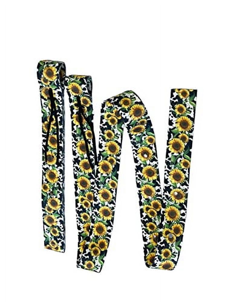 sunflower cow cinch strap set off billet and Latigo strap - Walmart.com