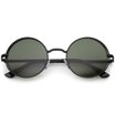 sunglassLA Unisex Bohemian Full Metal Frame Gradient Flat Lens Oversize ...